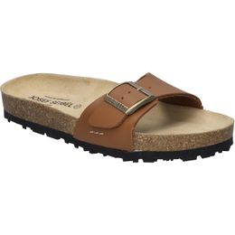 Josef Seibel Damen Sandale "Hermine 03, cognac", Gr. 43, braun, Obermaterial: 100% Rindsleder Leather cow., Schuhe
