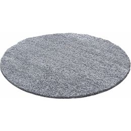 Hochflor-Teppich, H:30mm &Oslash;:160cm, grau, Ayyildiz Teppiche, Kunstfaser, Teppiche, "Life Shaggy 1500 , auch als L&auml;ufer und in Rund erh&auml;ltlich",