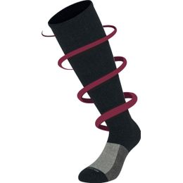 RELAXSAN Kompressionsstr&uuml;mpfe "RelaxSan "Essential+", doppelschichtiger Kompr.strumpf, 23-32 mmHg", M, schwarz, Obermaterial: 43% Polyamid, 36%