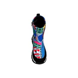 DOGO Damen Snowboots "Nortia Winterboot / Snowboot Geometric Damen Stiefeletten", Gr. 38, schwarz, Polyurethan, Schuhe, Handgefertigt