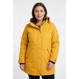 Maier Sports Damen Wintermantel, gold, Gr. 52, Obermaterial: 100% Polyester, M&auml;ntel, mit verdecktem Rei&szlig;verschluss, aus Kunstfaser, schnell trocknend