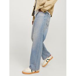 Jack & Jones JACK & JONES Herren Relax-fit-Jeans "JJIRON JJORIGINAL AKM NOOS", blau, Gr. 36, Abriebeffekte, Denim/Jeans, Obermaterial: 100% Baumwolle, Jeans