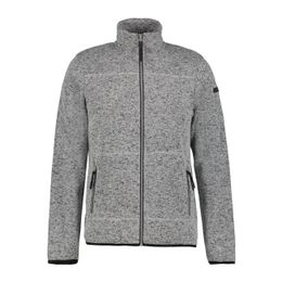 Icepeak Herren Fleecejacke "AGEN", grau, Gr. XXL, Obermaterial: 100% Polyester, Jacken, schnell trocknendes Material, aus Polyester, auch in gro&szlig;en