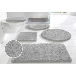 Badematte OTTO HOME, H:30mm, grau, Polyester, Badematten, "Sanremo Standard, Badvorleger, Badezimmer Teppich, sehr weich", Badteppich, unifarben,