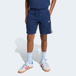 M&auml;dchen Shorts "3-STREIFEN", blau, Gr. 164, adidas originals, Obermaterial: 70% Baumwolle, 30% Polyester, Hosen