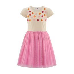 happy girls M&auml;dchen Sommerkleid "M&auml;dchenkleid", rosa, Gr. 98, Stoff, 100% Polyester, Kleider