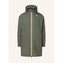 K-way Arbeitsjacke "K-way Regenmantel LE VRAI 4.0 EIFFEL EAST"gr&uuml;n schwarzish, Gr. XL, Obermaterial: 100% Nylon, Jacken