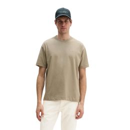Marc O'Polo MARC O'POLO Damen T-Shirt "aus schwerem Bio-Baumwoll-Jersey"frozen taupe, Basic, Gr. M, unifarben, Obermaterial: 100% Baumwolle, Shirts