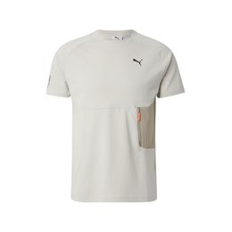Puma Funktionsshirt Herren Gr&ouml;&szlig;e XS dunkelbeige / oliv / schwarz