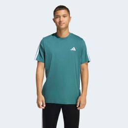 Herren T-Shirt "M 3S SJ T"preloved teal, wei&szlig;, Gr. S, adidas Sportswear, Obermaterial: 100% Baumwolle, Shirts