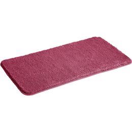 Badematte OTTO HOME, H:20mm, rosa, Polyester, Badematten, "Inga, Badezimmer Teppich, Badvorleger", Badteppich, unifarben, weich, als halbrund und