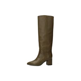 Manfield Stiefel Damen Gr&ouml;&szlig;e 41 oliv Winterschuhe