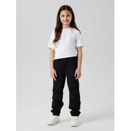 name it Jungen Softshellhose "NKNALFALIGHT08 PANT REG FO NOOS", schwarz, Gr. 128, unifarben, Web, Obermaterial: 100% Polyester, Hosen