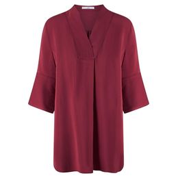 Emilia Lay - Bluse mit 3/4-Arm, rot, Gr. 50 / XL