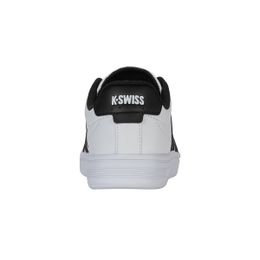 K-Swiss Damen Sneaker "Court Tiebreak II", Gr. 39, schwarz-wei&szlig;, Leder, Schuhe
