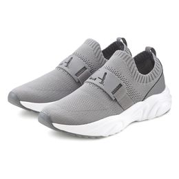 active by Lascana LASCANA ACTIVE Damen Sneaker "Slip-On-Sneaker", Gr. 38, grau, Obermaterial: 100% Textilmaterial. Decksohle: 100% Textilmaterial. Futter: 100%