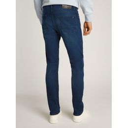 Tommy Hilfiger Herren Slim-fit-Jeans "CORE BLEECKER", blau, Gr. 33, Denim/Jeans, Obermaterial: 98% Baumwolle, 2% Elasthan, Jeans, mit dezenter