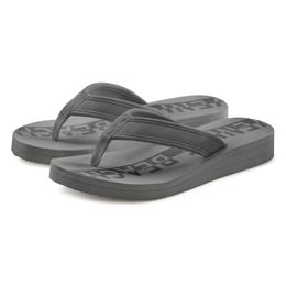 Venice Beach Damen Badezehentrenner "Badeschuhe, Badelatsche, Flip Flop", Gr. 44, grau, Obermaterial: 100% Textilmaterial. Decksohle: 100% Synthetik.