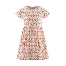 happy girls M&auml;dchen Sommerkleid "M&auml;dchenkleid"beige, Gr. 110, Stoff, 100% Baumwolle, Kleider