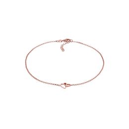 Elli Fu&szlig;schmuck 'Herz' Damen Gr&ouml;&szlig;e One Size rosegold