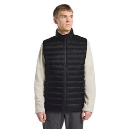 Jack Wolfskin Herren Daunenweste "PILVI DOWN VEST M", schwarz, Gr. L, Obermaterial: 100% POLYESTER. F&uuml;llung: 90% ENTENDAUNEN, 10% FEDER. Futter: 100%