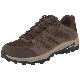 Columbia Herren Wanderschuh "REDMOND IV LOW WATERPROOF", Gr. 45, orange, Mesh, Synthetik, Schuhe, wasserdicht