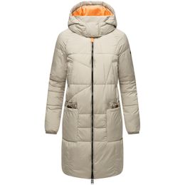 Navahoo Damen Steppmantel "Bliblablubb 14", grau, Gr. XL, Obermaterial: 100% Polyester. Futter: 100% Polyester. &Auml;rmelfutter: 100% Polyester.