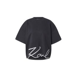 K by KARL LAGERFELD Karl Lagerfeld Sweatshirt Damen Gr&ouml;&szlig;e M schwarz / wei&szlig;