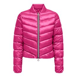 Only Damen Steppjacke "ONLVEGA QUILT SHORT LIFE JACKET CC OTW", pink, Gr. S, unifarben, Web, Obermaterial: 55% Polyester, 45% Nylon, Jacken