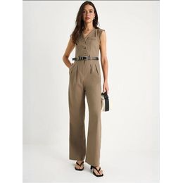 Bianco Lucci Jumpsuit female Brown size S