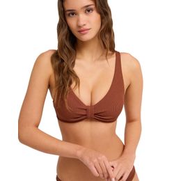 Roxy Damen Triangel-Bikini-Top "Roxy Sunshine"cappuccino, Gr. XS, Obermaterial: 89% Microfaser, 11% Elasthan;, Bikini-Oberteile