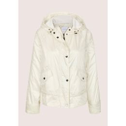 Madeleine Mode MADELEINE Damen Kurzjacke "Jacke Outdoorjacke mit Kapuze, Raglan&auml;rmel", wei&szlig;, Modern, Gr. 44, Obermaterial: 100% Polyamid PA., Jacken