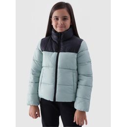 4F M&auml;dchen Steppjacke, gr&uuml;n, Gr. 158, Web, Obermaterial: 100% Polyamid. Futter: 100% Polyester. Wattierung: 100% Polyester, Jacken