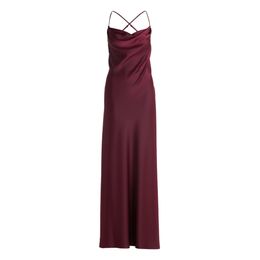 Vera Mont Damen Abendkleid "Damen mit Wasserfallausschnitt", rot, Gr. 40, Obermaterial: 97% Polyester, 3% Elasthan. Futter: 100% Polyester, Kleider