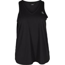 Active By Zizzi Sports Top 'Abasic' female Black size L