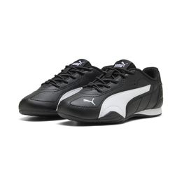 Puma M&auml;dchen Sneaker "Puma Catch Sneakers Kinder", Gr. 32, schwarz-wei&szlig;, Obermaterial: Textil, Synthetik. Futter: Textil. Innensohle: Textil.