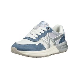 Mustang Shoes Damen Sneaker "Mustang Shoes Sneaker Textil", Gr. 37hellblau, silber, Textil, Schuhe