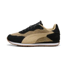 Puma Damen Sneaker "ST MILER ROSE TOPCAT", Gr. 39, beige, Leder, mehrfarbig, Schuhe, f&uuml;r sportlichen Look, aus Leder, mit Schn&uuml;rung