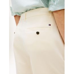 Tommy Hilfiger Damen Chinoshorts "CO GMD BLEND CHINO SHORT", wei&szlig;, Gr. 38, unifarben, Web, Obermaterial: 65% Baumwolle, 33% Lyocell, 2% Elasthan,