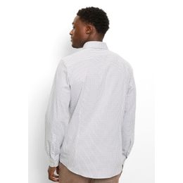 OLYMP Herren Langarmhemd "Level Five", wei&szlig;, Gr. 45, Web, Obermaterial: 64% Baumwolle, 27% Polyester, 9% Elasthan, Hemden, Businesshemd, body fit,