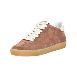 H&ouml;gl H&Ouml;GL Herren Sneaker "H&ouml;gl Sneaker Veloursleder", Gr. 41,5braun, wei&szlig;, Veloursleder, Schuhe
