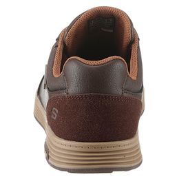 Skechers Herren Sneaker "CAVELL-SPARKMAN", Gr. 45, braun, Lederimitat, Schuhe, Freizeitschuh, Halbschuh, Schn&uuml;rschuh aus wasserabweisendem Material