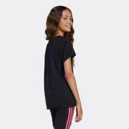 M&auml;dchen T-Shirt "ESSENTIALS KIDS", schwarz, Gr. 152, adidas Sportswear, Obermaterial: 50% Polyester, 25% Baumwolle, 25% Viskose, Shirts