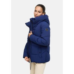 Marikoo Damen Winterjacke "Kuscheltatze"navy, Gr. M, Obermaterial: 100% Polyester; Futter: 100% Polyester; Wattierung: 100% Polyester; &Auml;rmelfutter: