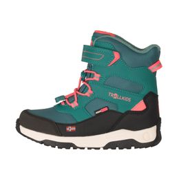 Trollkids Damen Winterstiefel "KIDS LOFOTEN WINTER BOOTS PRO", Gr. 29, schwarz, Synthetik, Textil, Schuhe, wasserdicht, profilierte Gummilaufsohle,