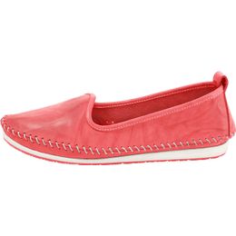 Andrea Conti Damen Slipper, Gr. 39, pink, Glattleder, Leder, Schuhe