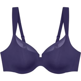 Triumph Damen Minimizer-BH "Body Make-Up Illusion Curve", Gr. 90, blau, Microtouch, Obermaterial: 80% Polyamid, 20% Polyester, Basic, BHs,