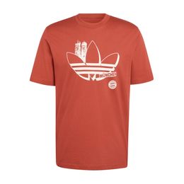 adidas originals T-Shirt Graphic M&uuml;nchen Herren Gr&ouml;&szlig;e S rot / wei&szlig;