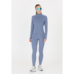 Endurance Damen Strickpullover "Chrissie", blau, Gr. 44, unifarben, 89% Polyamid, 11% Elasthan, Pullover, mit elastischer Passform