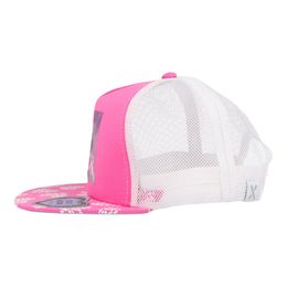 MaxiMo M&auml;dchen Baseball Capmandelbl&uuml;te, Gr. 51, Canvas, Baumwolle, Caps, Pink, Katze, Trucker-Cap, Mesh, Snapback, flaches Schild, M&auml;dchen
